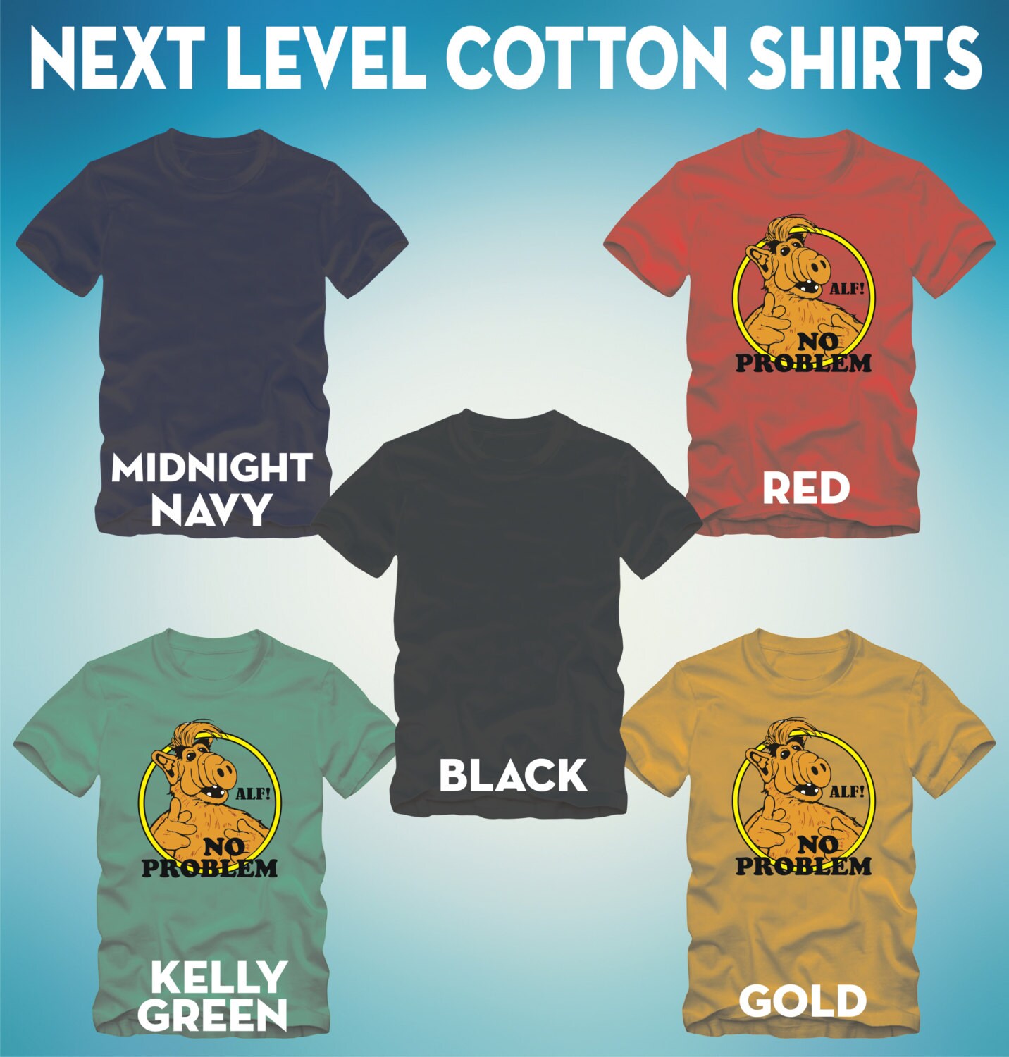ALF No Problem - Premium T-shirt - Many Color Options - Ringers ...