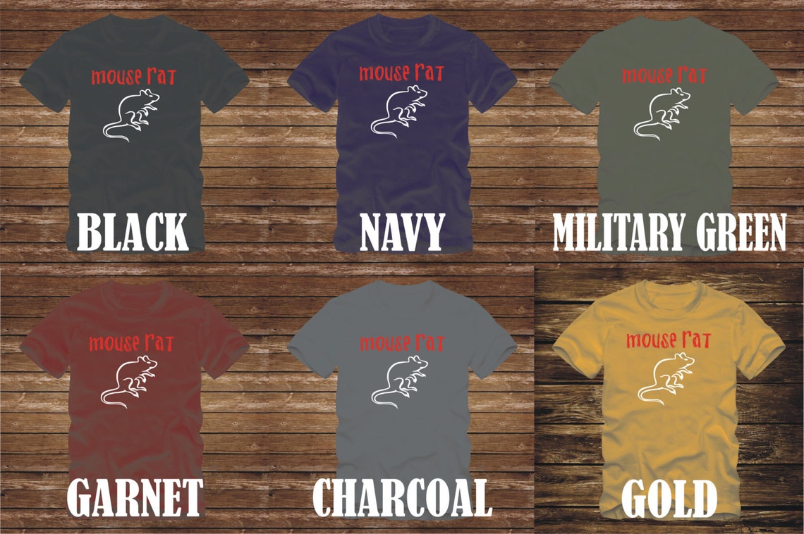 MOUSE RAT BAND Tshirt From Parks and Recreation Dark Colors | Etsy