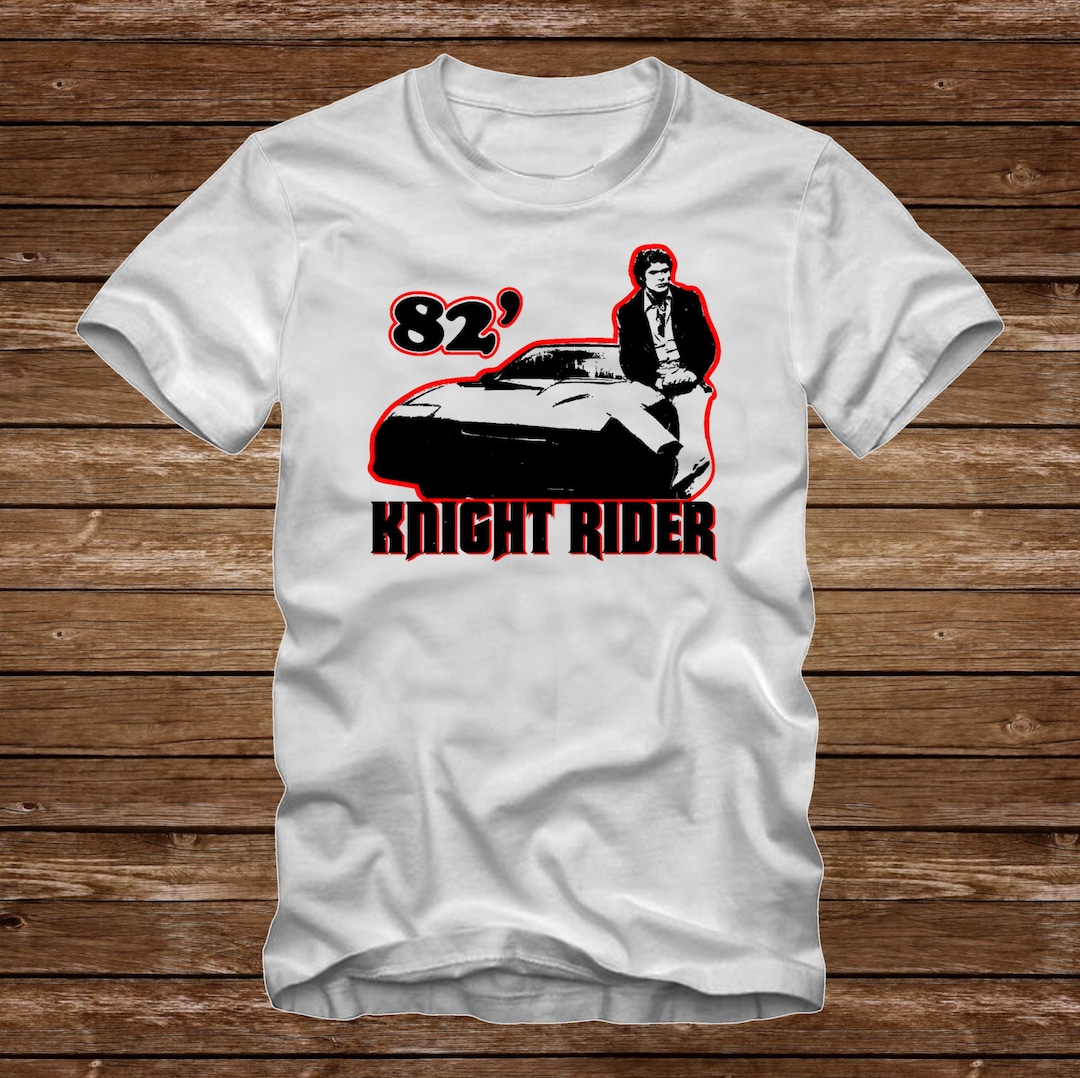 82' KNIGHT RIDER- T-shirt - Fun 80s Tshirt Adult Sizes S-3xl Many ...