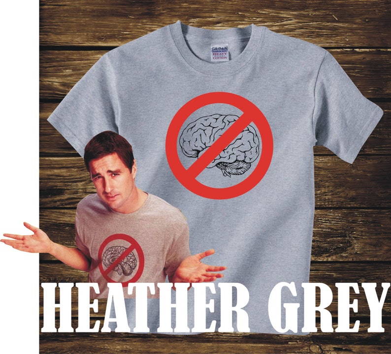 NO BRAIN T-shirt Idiocracy Movie Tshirt Luke Wilson Brawndo - Etsy