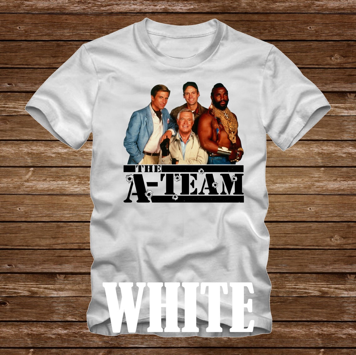 A-TEAM Charachters T-shirt Adult Sizes Fun 80s Tv Mr T - Etsy