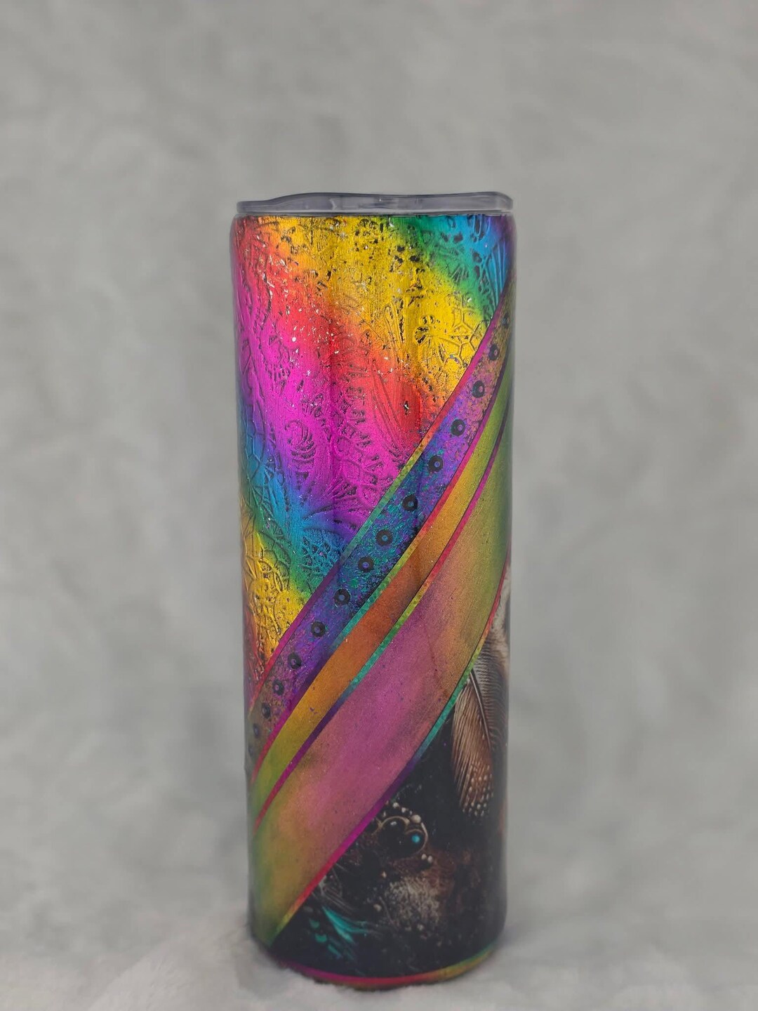 Colorful Floral Cheetah Stainless Steel 20oz Epoxy Tumbler - Etsy