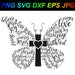 Butterfly Words PNG SVG DXF Eps Jpg Cricut Silhouette - Etsy