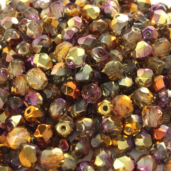 Fire Polished Beads - Etsy