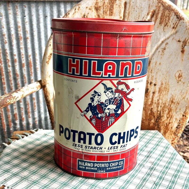 Potato Chip Tins - Etsy