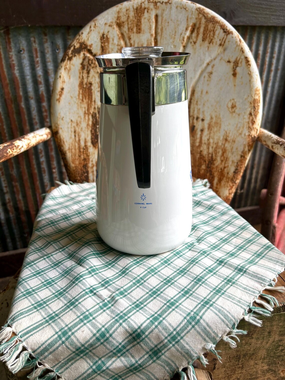 Vintage Corning Ware Pitcher - Etsy