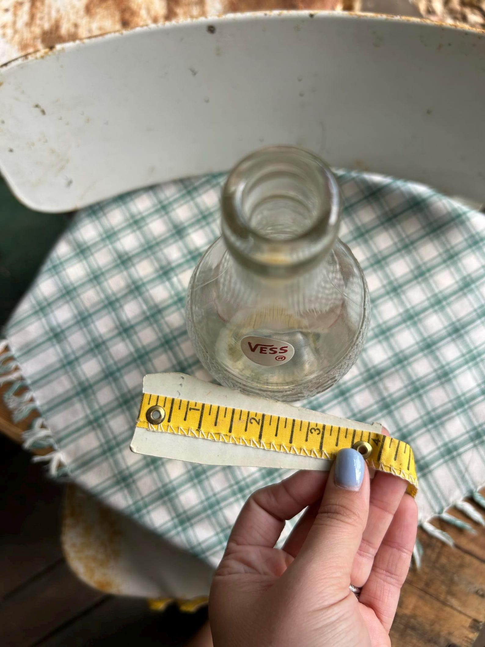 Vintage Vess Beverage Bottle - Etsy