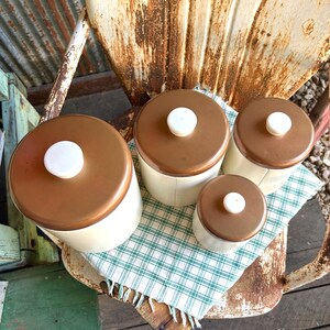 Vintage Ransburg Rooster Canister Set - Etsy