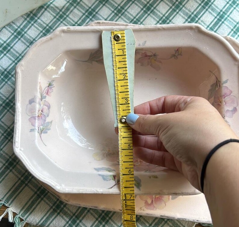 Vintage Pansy Design Serving Tray & Dish - Etsy