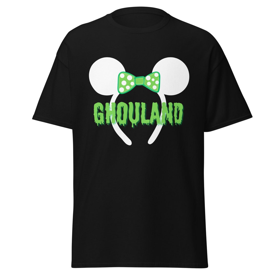 Ghouland Uni Sex T Shirt Disney Parks Horror Goth Spooky Etsy