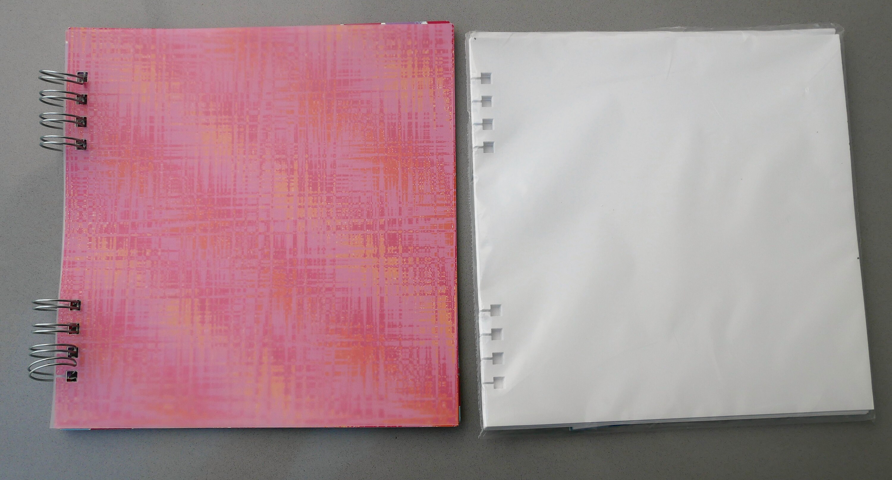 Versatile Blank Loose Leaf Album 8.25" Square; 4 Covers, Photo/matt ...