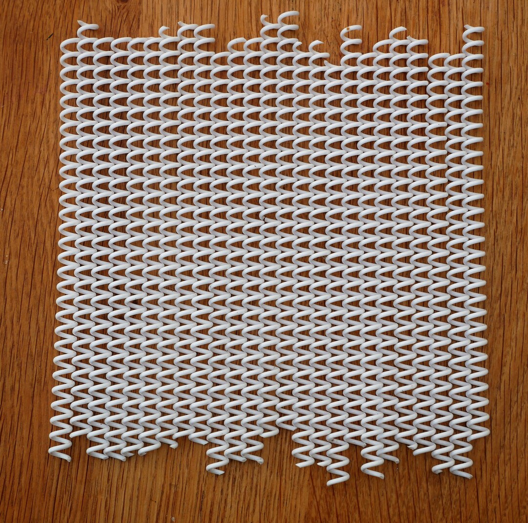 White Plastic Binding Coils: 6mm Pitch, 165mm Length - Set of 25 - Etsy