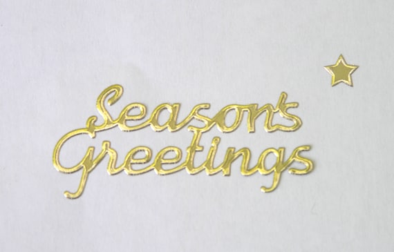 Sheet of 26 seasons Greetings Stickers for - Etsy