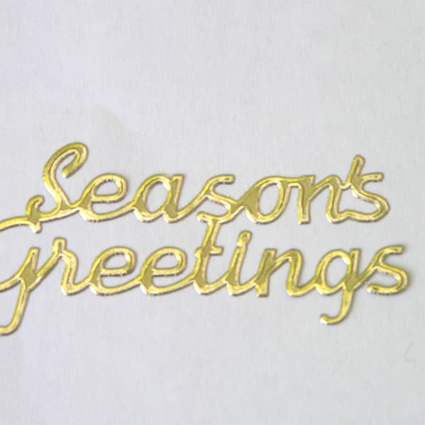 Seasons Greetings Stickers - Etsy