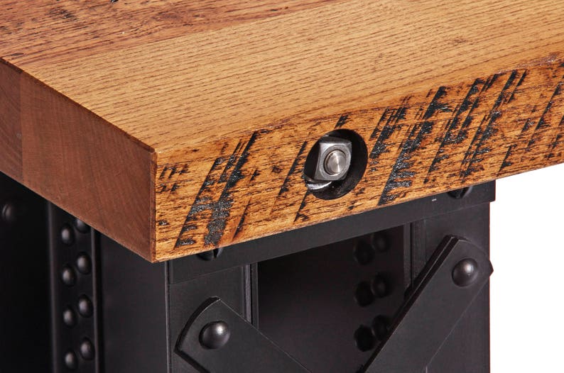Hot Riveted Railroad Bridge Desk - Etsy