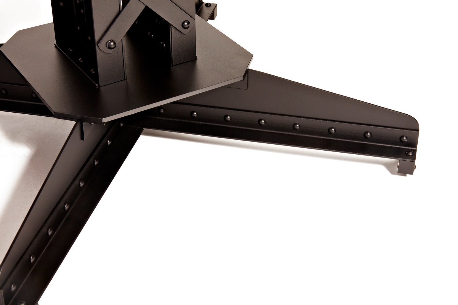 30" Round Railroad & Industrial Conference Table - Etsy