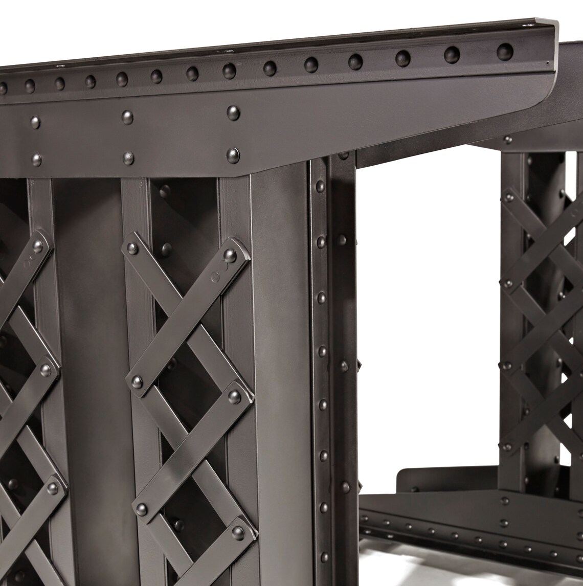 Set of Three Heavy Duty Riveted Railroad Trestle Table Legs - Etsy