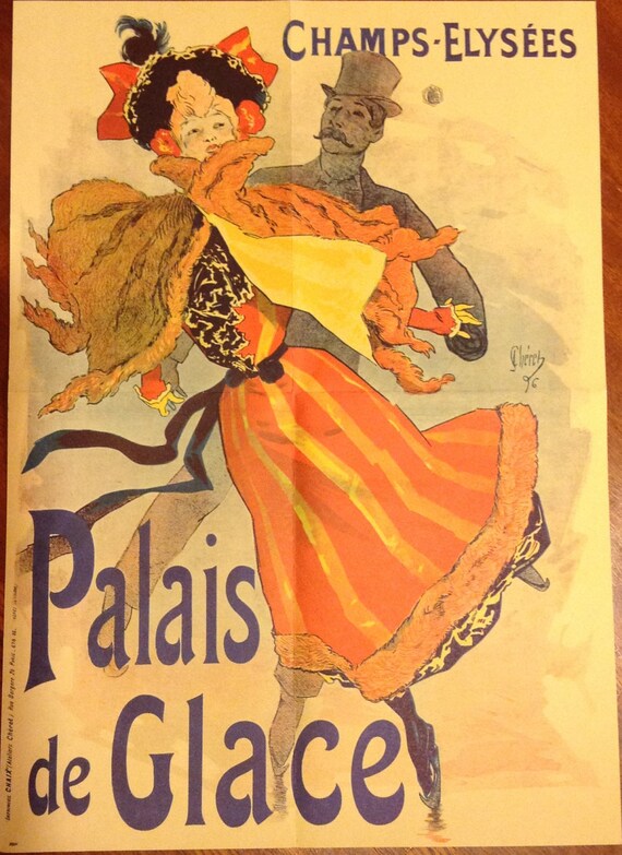 Print of 19th-century French Advertising Poster: Palais De | Etsy