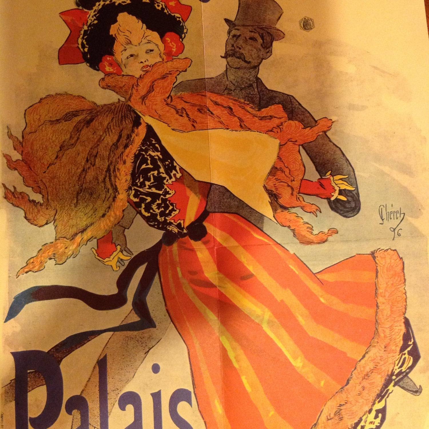 Print of 19th-century French Advertising Poster: Palais De - Etsy