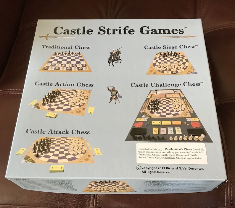 Castle Siege Chess (levels 1-2 of Castle Strife Games) - Etsy