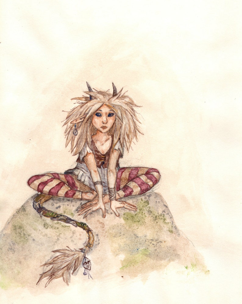 Dnd Decor Fae Creature Art Print Witchy Decor - Etsy