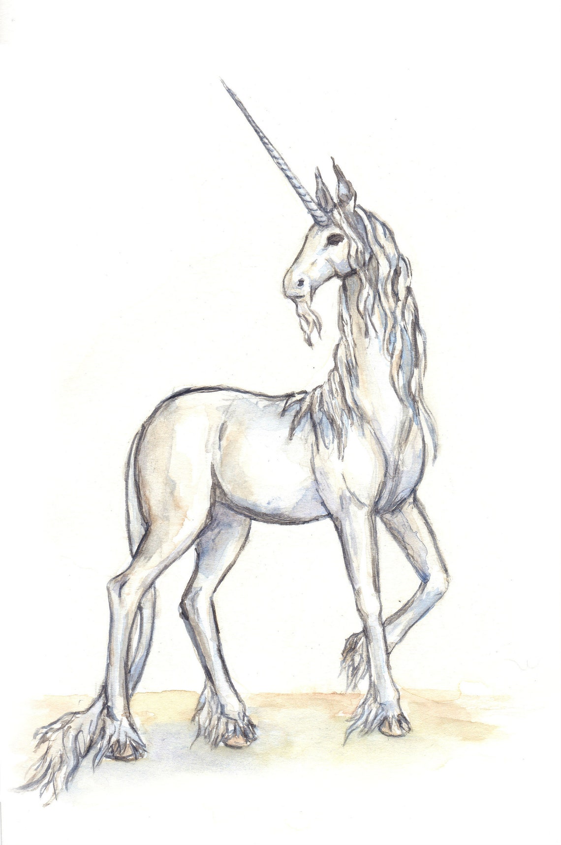 Dnd Decor Unicorn Art Print - Unicorn Lover Gift - Witchy Decor - Etsy