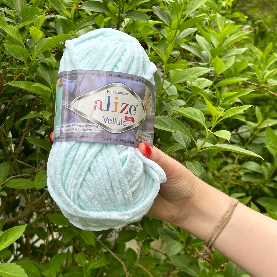 Alize Velluto Yarn, Micropolyester, Super Bulky, Chunky Chenille Yarn ...