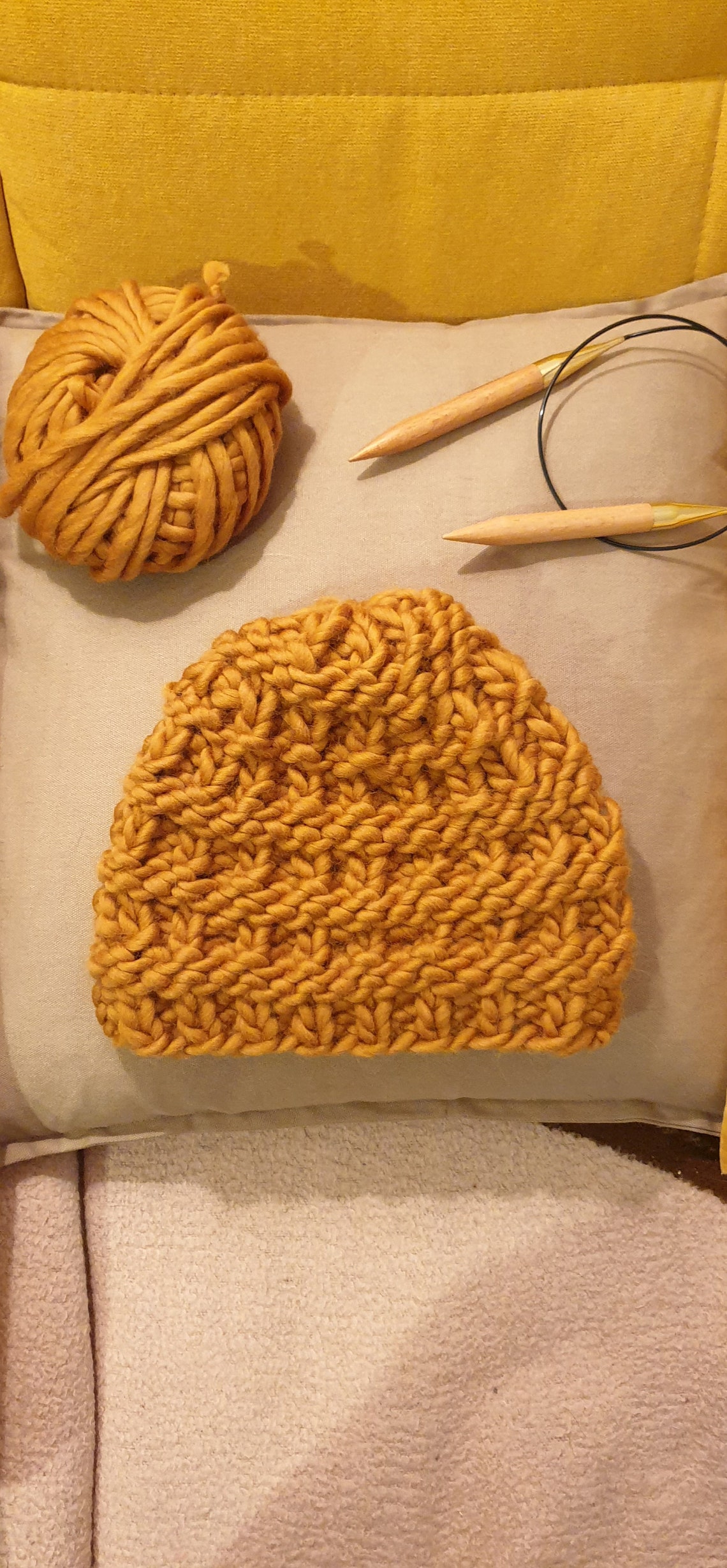 Handmade wool cap Knitted cap made at the irons beranie winter | Etsy