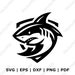 Shark Shield Svg/eps/dxf/png/pdf Digital Files – Ready for CNC Laser ...