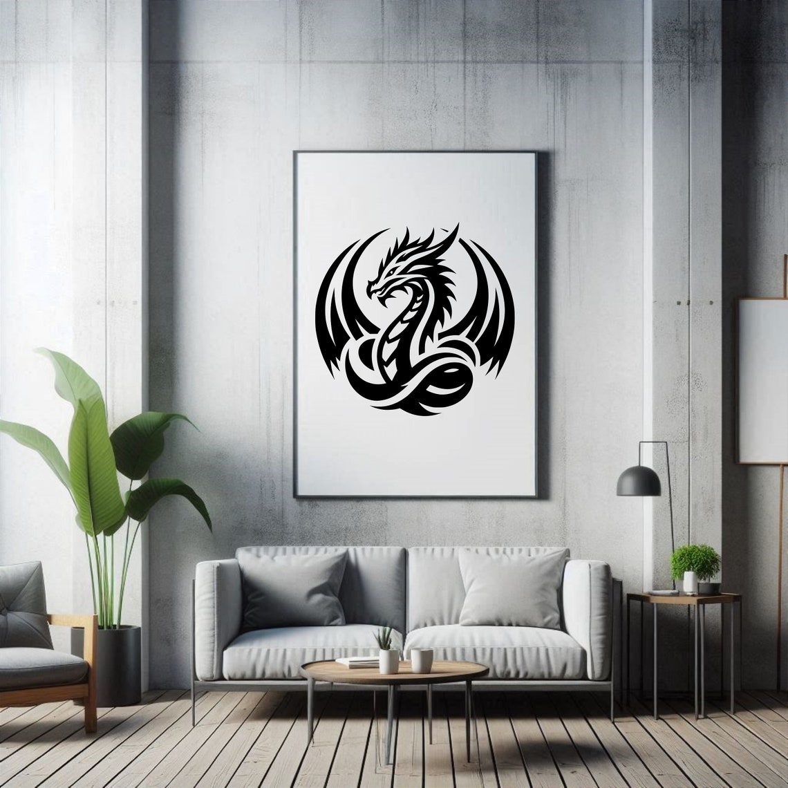 Dragon Wing Logo Svg/eps/dxf/png/pdf Digital Files – Ready for CNC ...