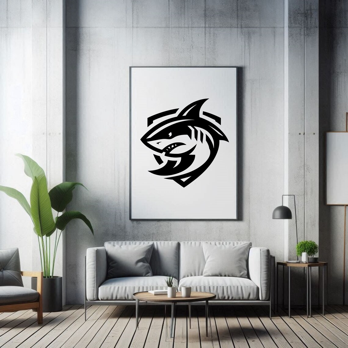 Shark Shield Svg/eps/dxf/png/pdf Digital Files – Ready for CNC Laser ...