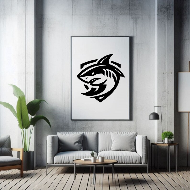 Shark Shield Svg/eps/dxf/png/pdf Digital Files – Ready for CNC Laser ...