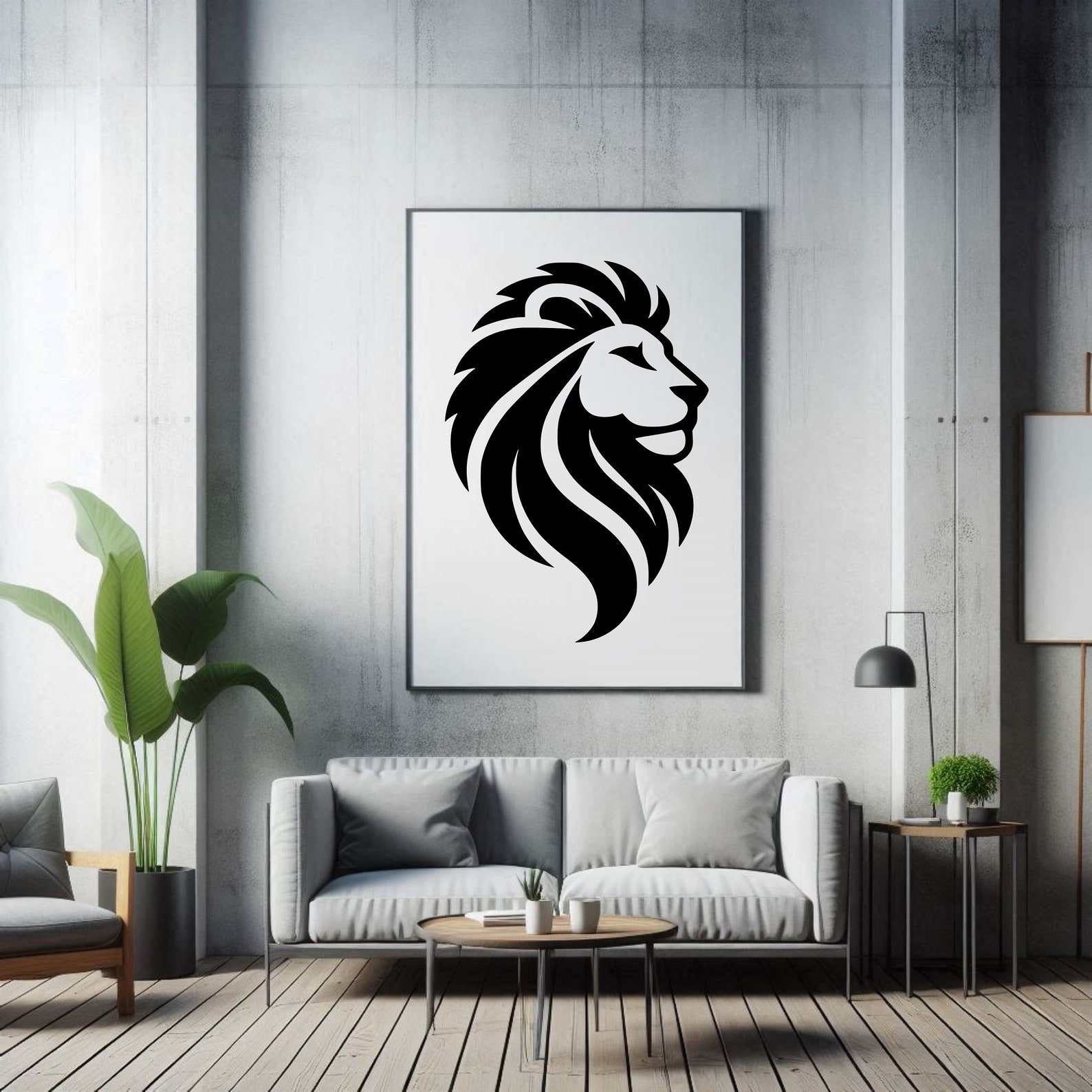 Stoic Lion Svg/eps/dxf/png/pdf Digital Files – Ready for CNC Laser ...