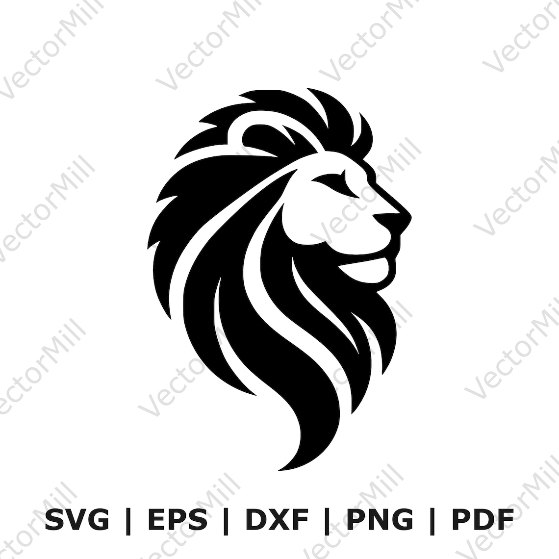 Stoic Lion Svg/eps/dxf/png/pdf Digital Files – Ready for CNC Laser ...