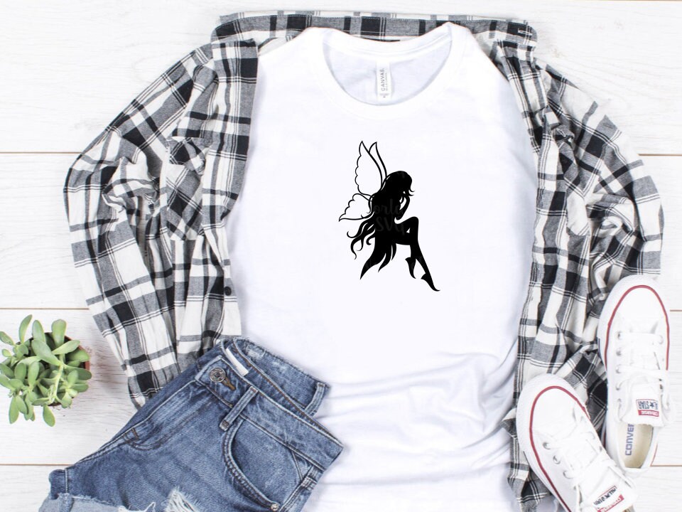 Fee Svg Plotterdatei Fee Svg Fee Silhouette Fee Clipart - Etsy.de