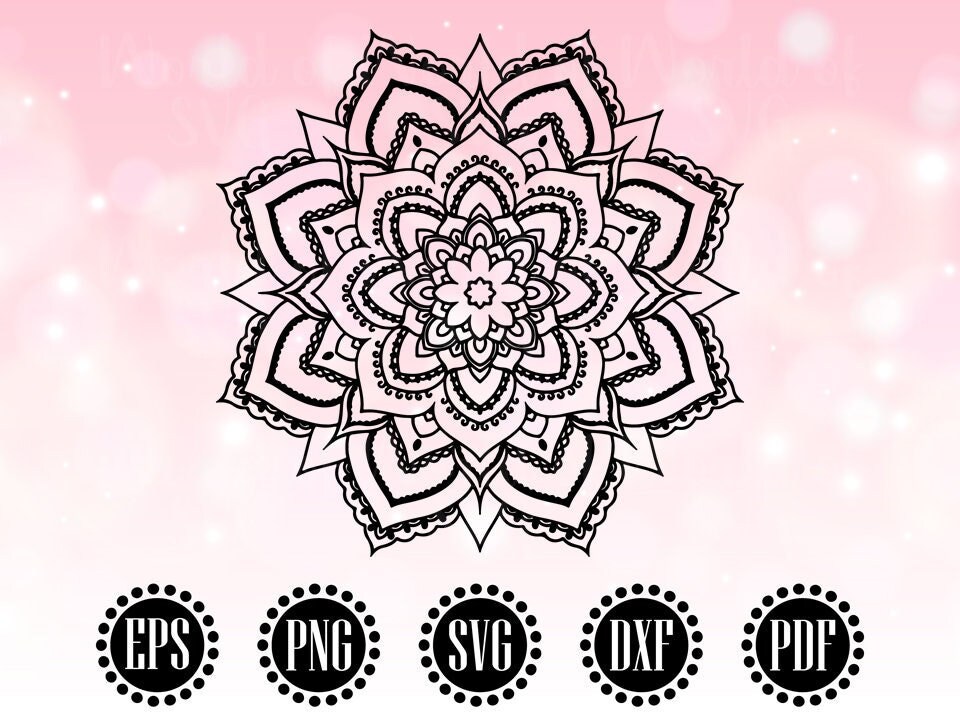 Mandala Svg, Mandala SVG Cut File, Mandala SVG, Mandala Clipart ...
