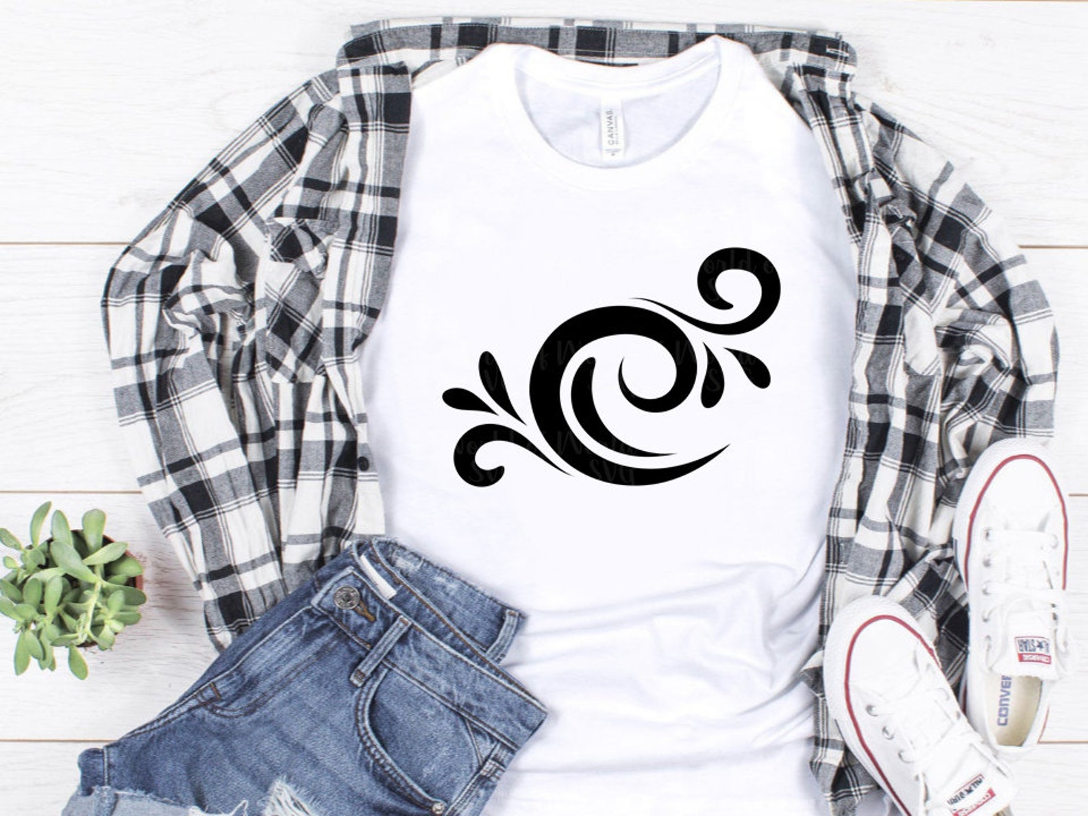 Swirl SVG Flourish SVG Fancy Swirls Clipart Wedding | Etsy