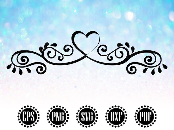 Swirly Heart Clipart