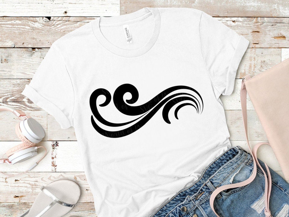 Swirl SVG Flourish SVG Fancy Swirls Clipart Wedding | Etsy