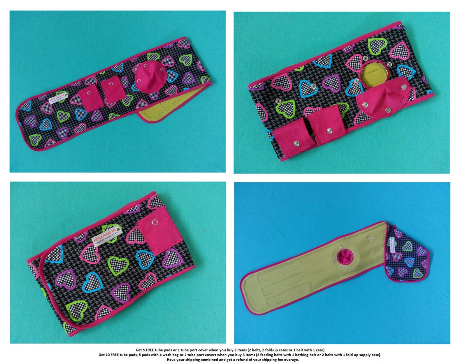 FREE 10 Pads G-tube Belt 14-29 Belly Belt G-tube - Etsy