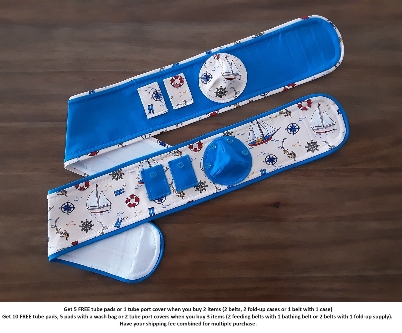 FREE 10 Pads, G-tube Belt (14-29"), Belly Belt, G-tube, Protection Belt ...