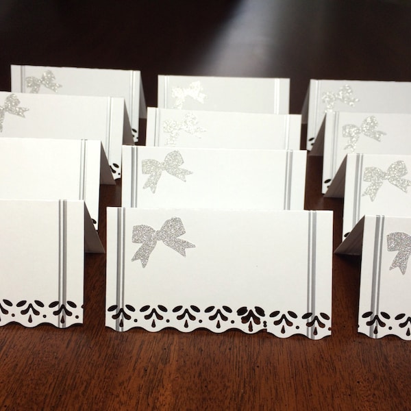 Bow Place Card - Etsy