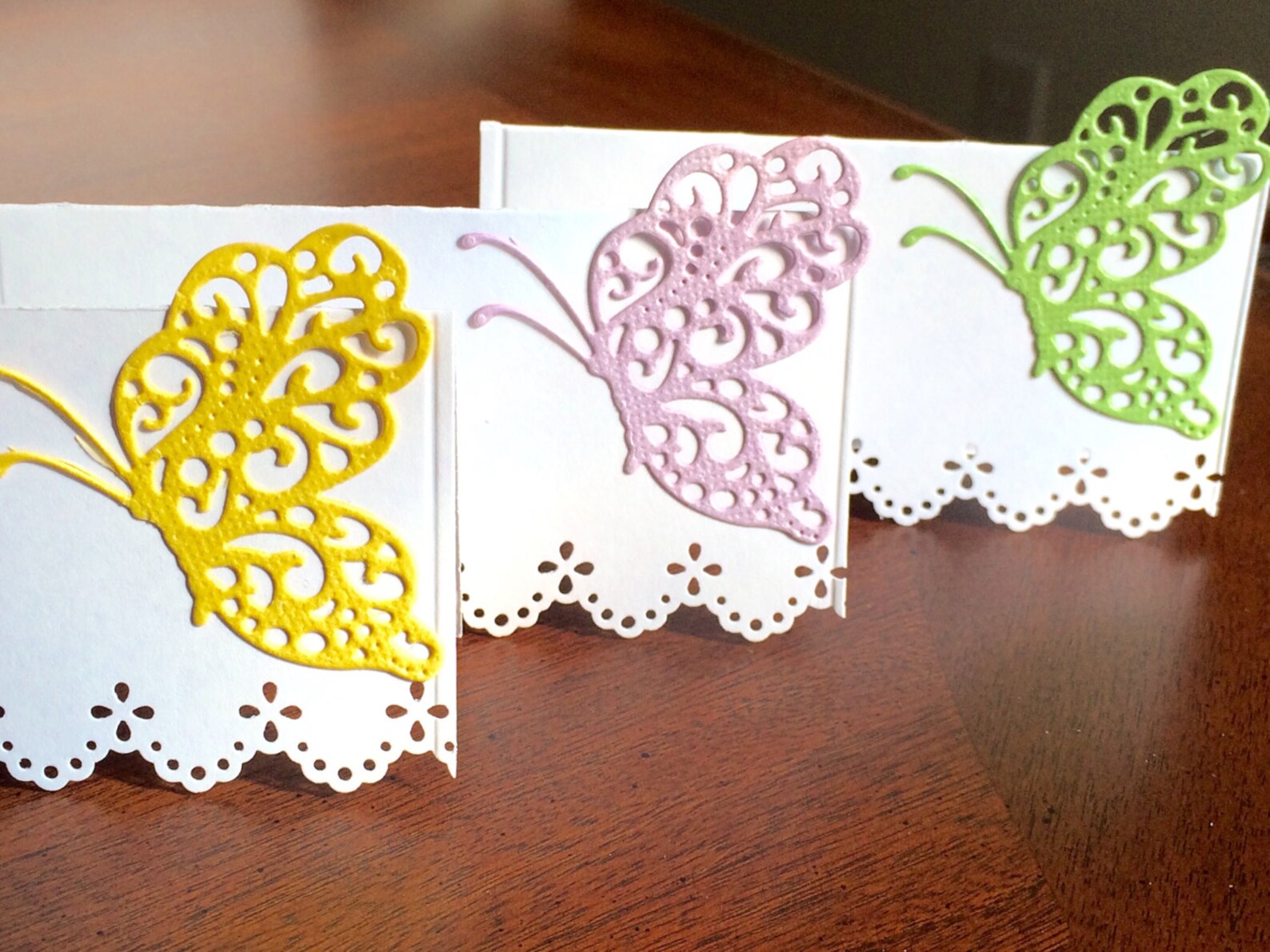 Handmade Place Cards Elegant Butterfly Place Cards Party - Etsy