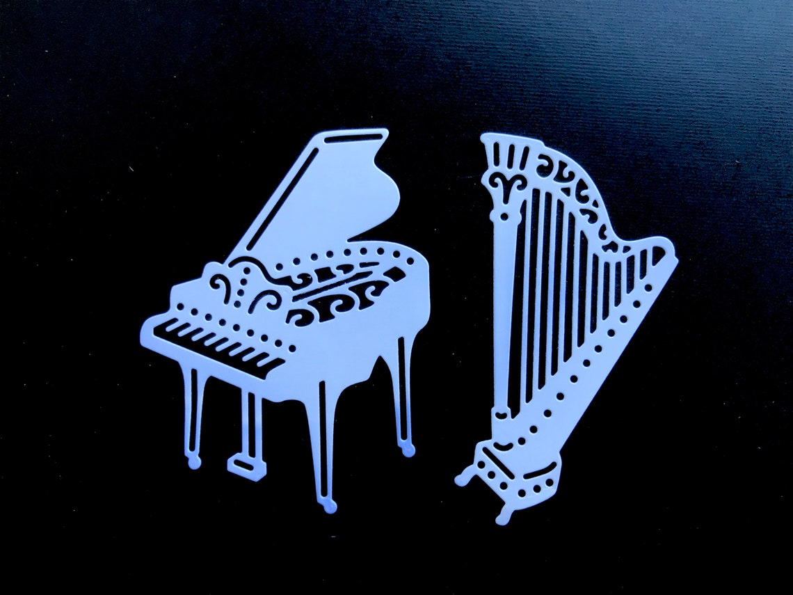Musical Instrument Die Cut, Musical Instrument Ornaments, Rock N Roll ...