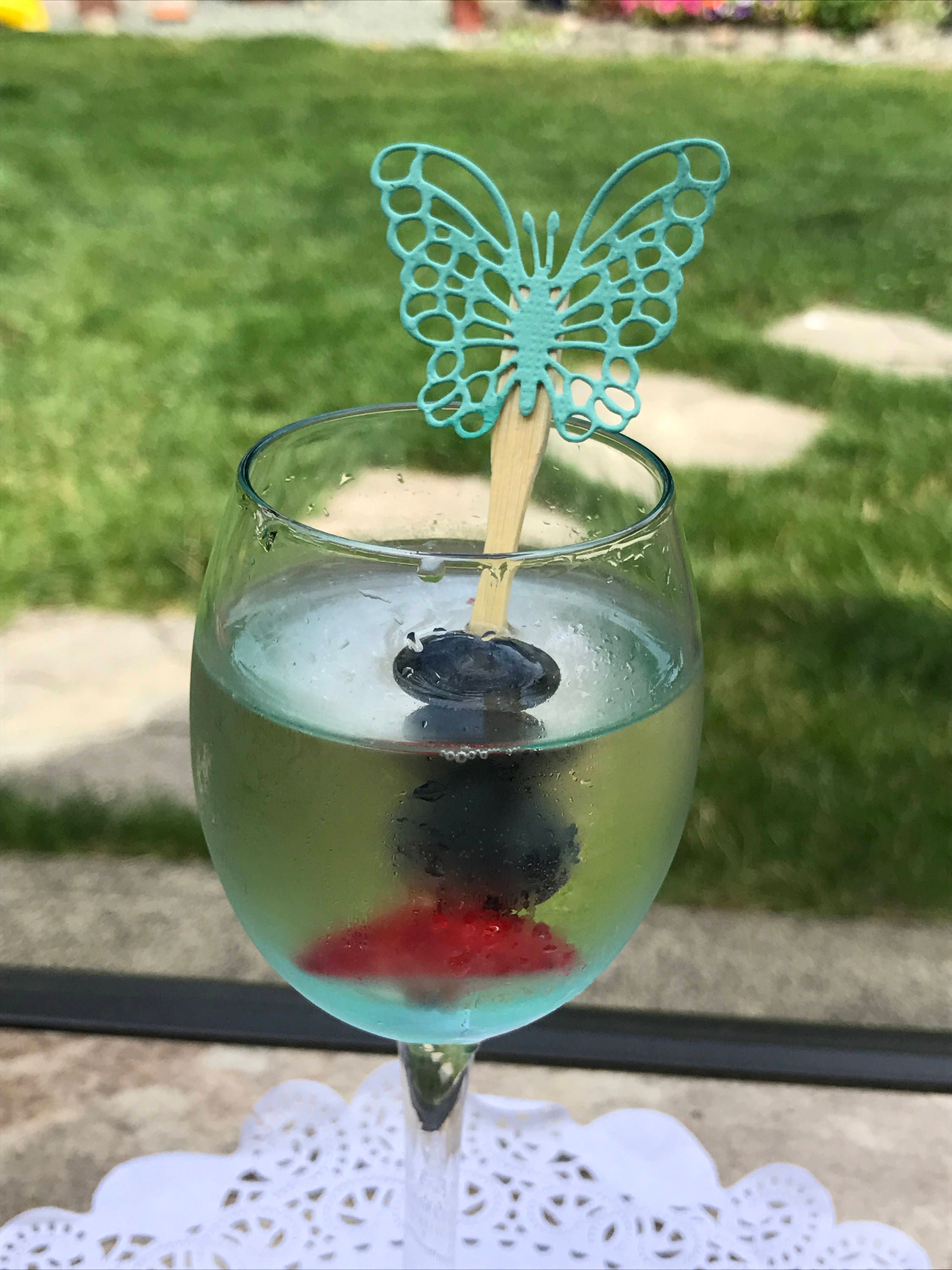 Handmade Butterfly Dessert picks Wooden Butterfly appetizer | Etsy