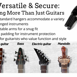 Music Speaks to the Soul Pick Hanger - Wall Mount Instrument Display ...