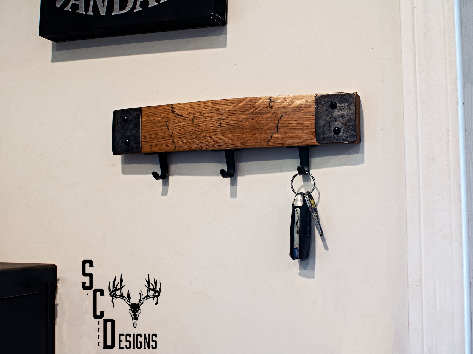 Whiskey Barrel Stave Key Hanger Rustic Dog Leash Hanger - Etsy