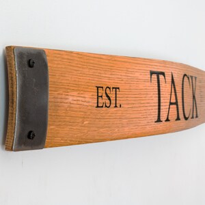 Custom Whiskey Barrel Stave Sign - Personalized Last Name & Est. Date ...