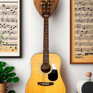 Music Speaks to the Soul Pick Hanger - Wall Mount Instrument Display ...