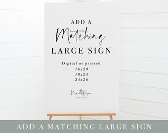 Matching Sign Digital or Printed - Etsy